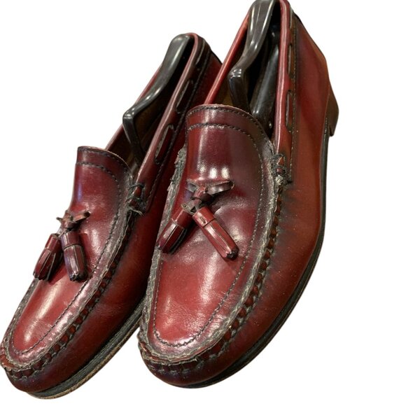 Dexter | Shoes | Vintage Red Brown Dexter Mens Leather Sole Shoes 75m ...